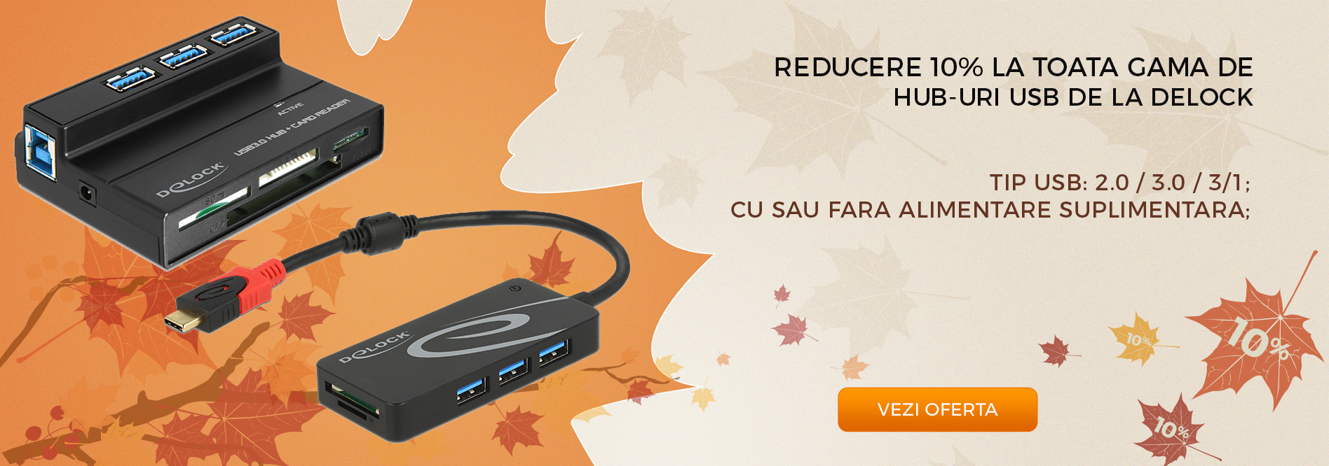 Cabluri, adaptoare, retelistica, periferice PC la Conectica.ro