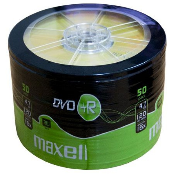 Maxell DVD+R 4.7Gb 16x 50buc