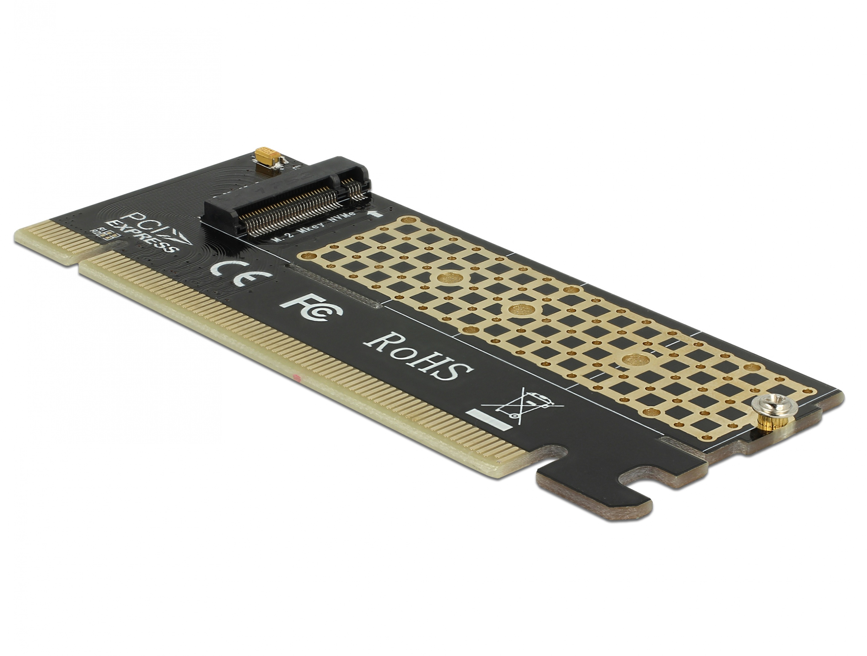 PCI Express X16 La Un Port NVMe M 2 Key M Pentru Server 1U Delock 90300