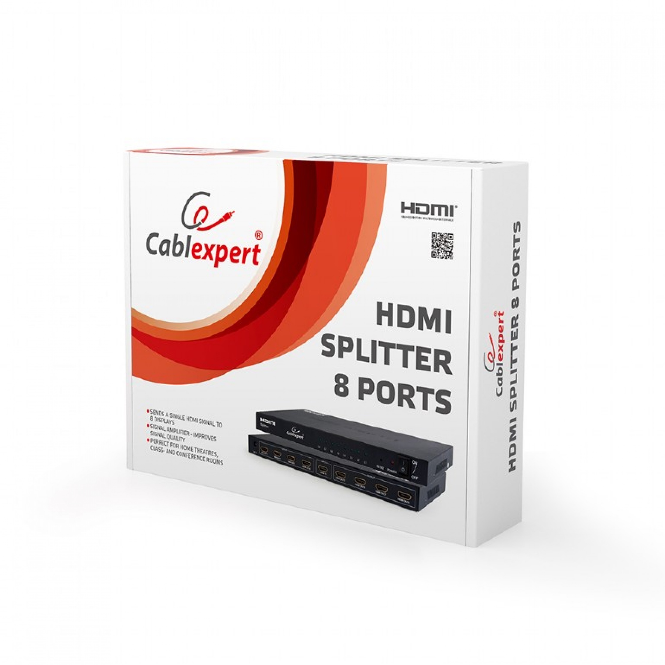Multiplicator HDMI 8 porturi, Gembird DSP-8PH4-03