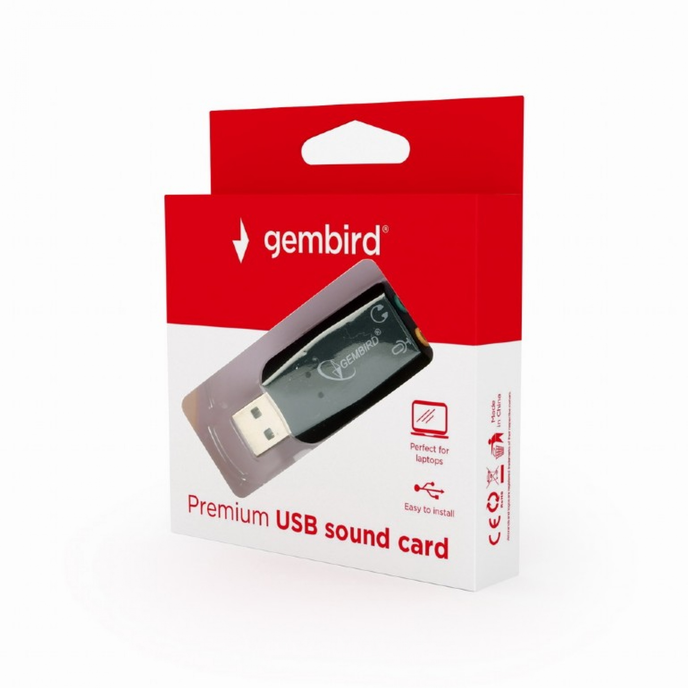 Placa de sunet USB Virtus Plus, Gembird SC-USB2.0-01