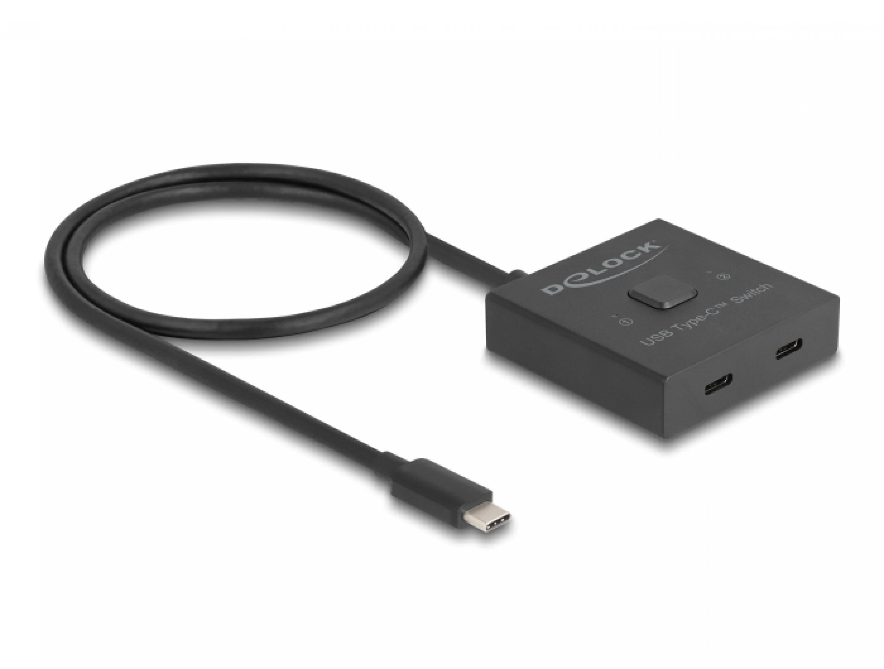 Switch bidirectional USB type C 2 porturi 8K60Hz/100W, Delock 18911