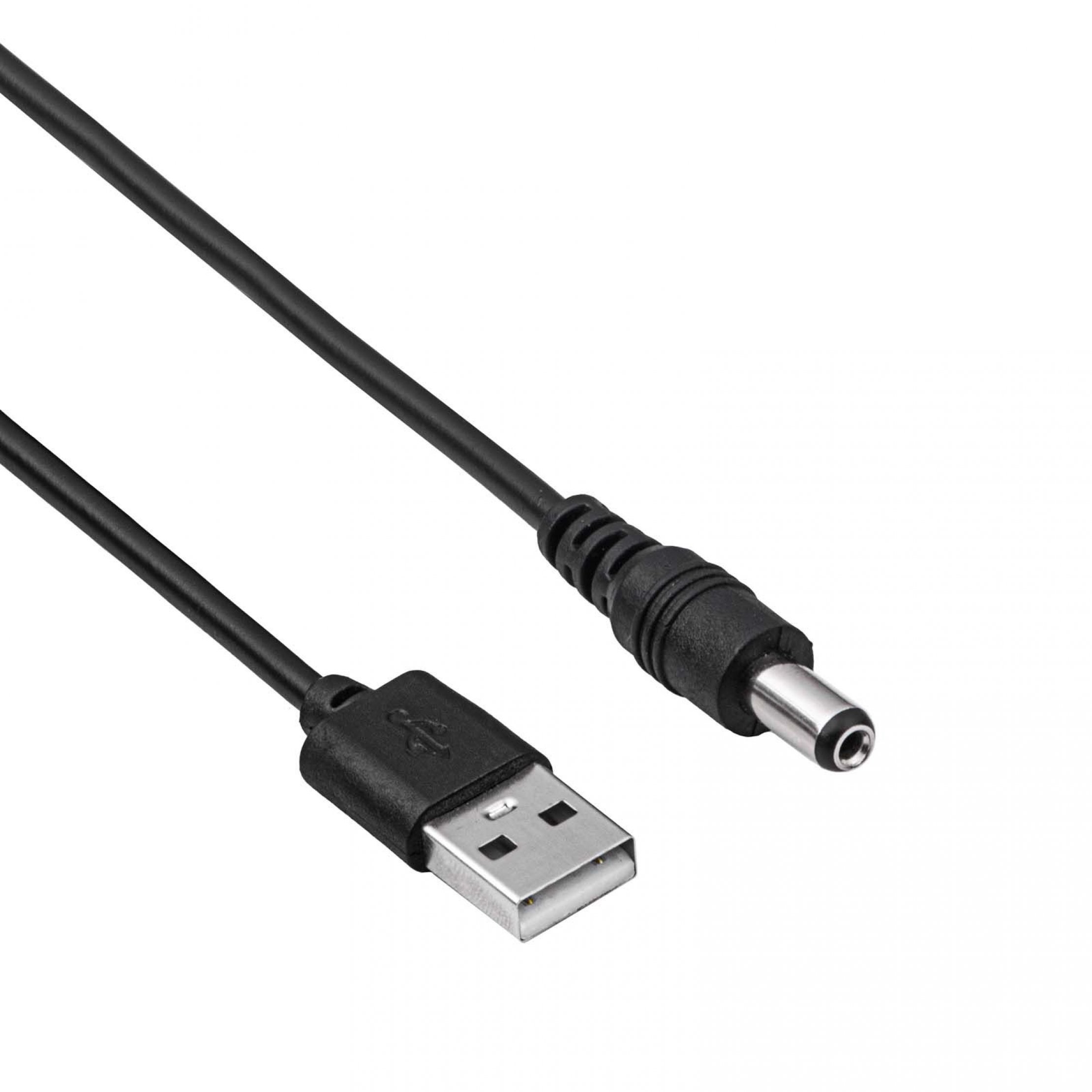Cablu alimentare USB la DC 5.5 x 2.1mm 0.8m, AK-DC-01