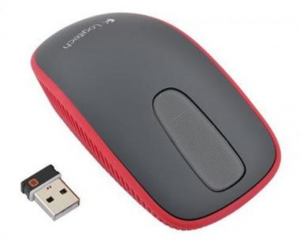 MOUSE Logitech "T400" Zone Touch Mouse, USB, 1000dpi, red