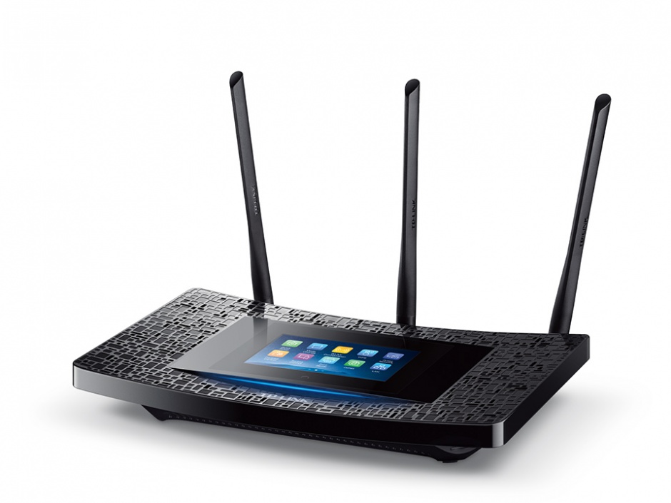 Router wireless AC1900 Dual Band Gigabit Touch screen, TP-LINK Touch P5 ...