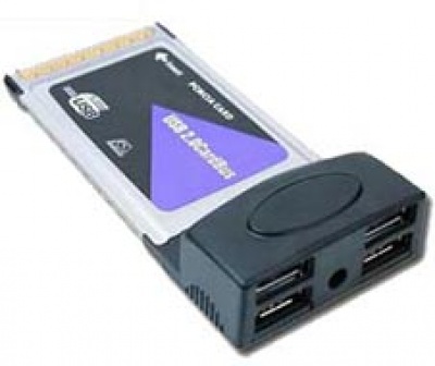 Card PCMCIA adaptor la 4 x USB 2.0, PCMCIA-USB24 - Conectica.ro